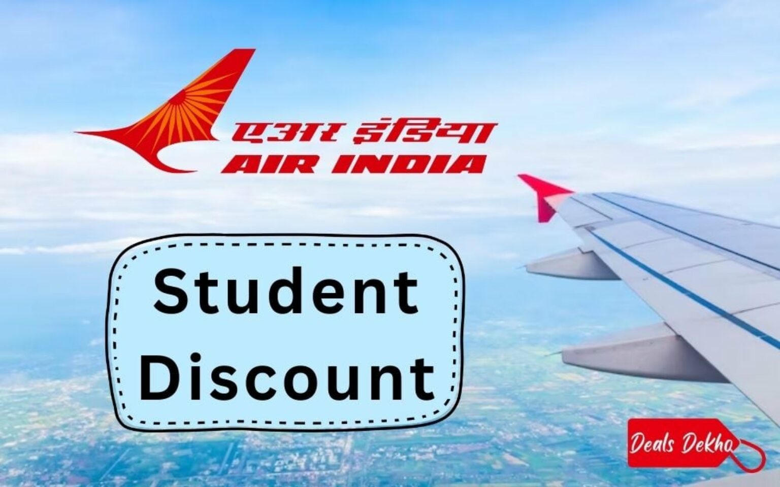 Air India Student Discount (Oct 2025) Upto 45% OFF On Flight