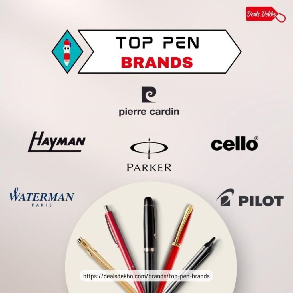 15 Best Pen Brands in India 2025 - For Students with Price