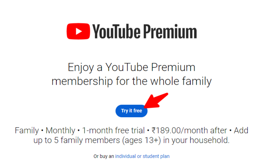 Youtube Premium Plans Offers (December 2025) Family & Students