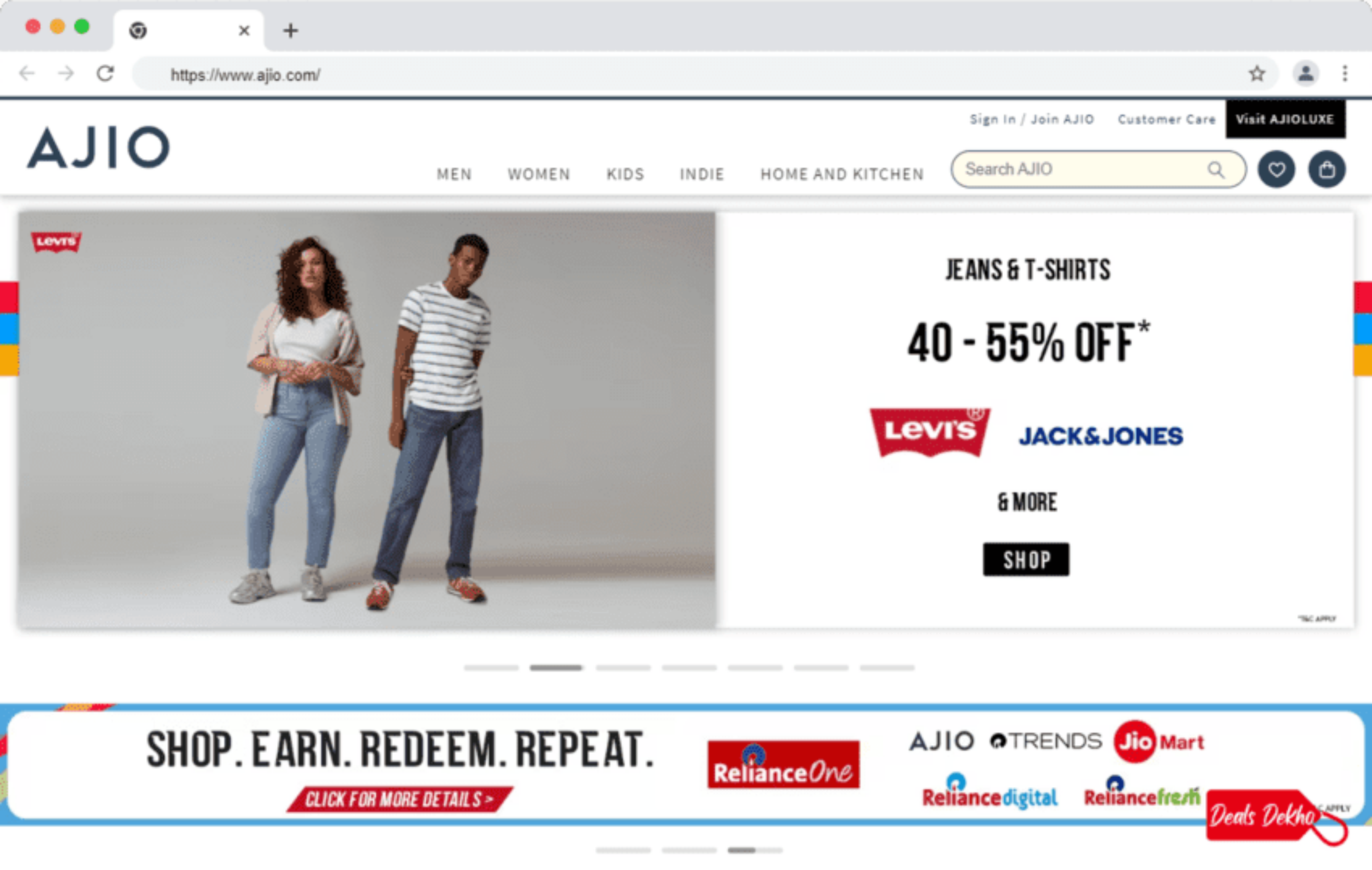 Ajio Upcoming Sale 2025 (July) Date & Offers Live 95% OFF Today