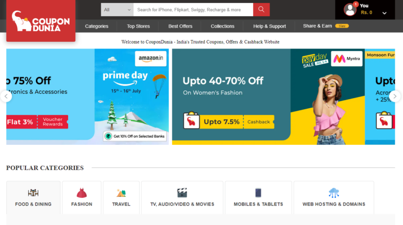 Top 10 Coupon Websites In India 2025 For Best Offers & Deals
