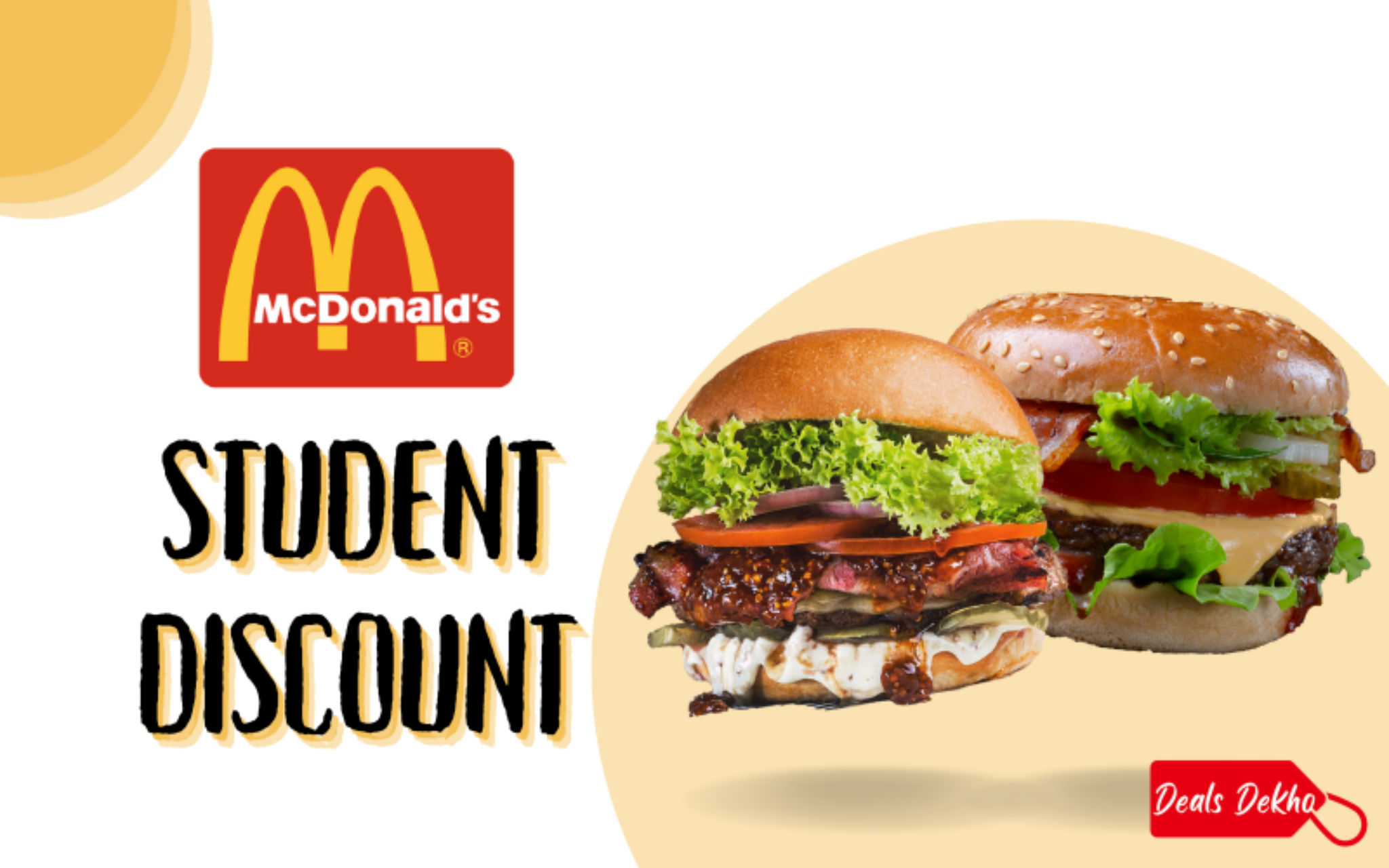 Mcdonald's Student Discount (Nov 2025) [Extra 10% OFF]