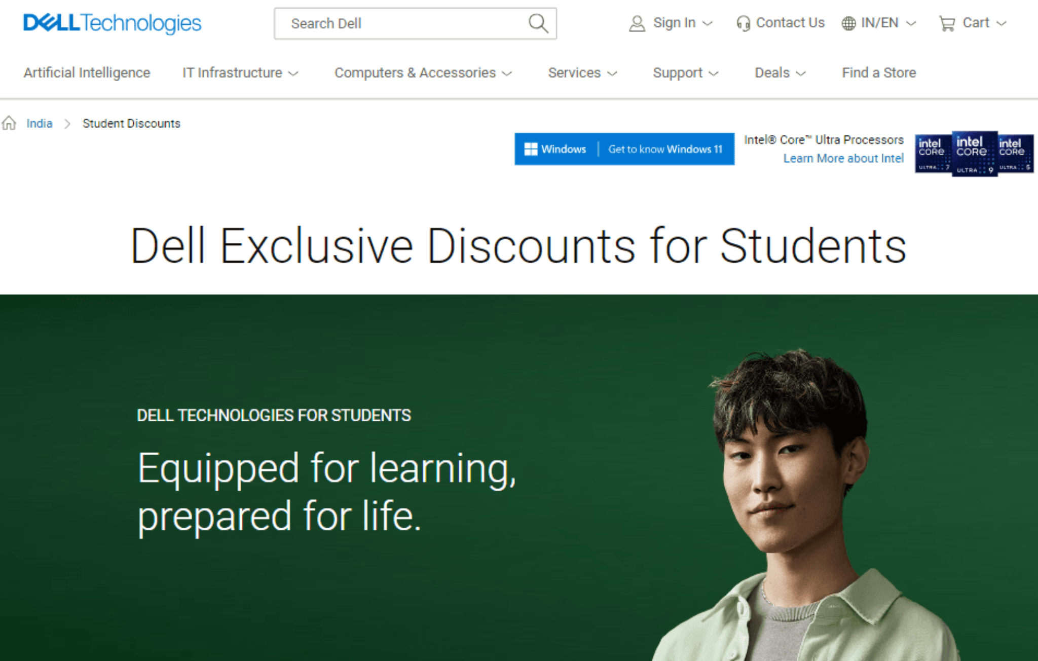 Dell Student Discount (Dec 2025) Upto Rs 8000 OFF on Laptops