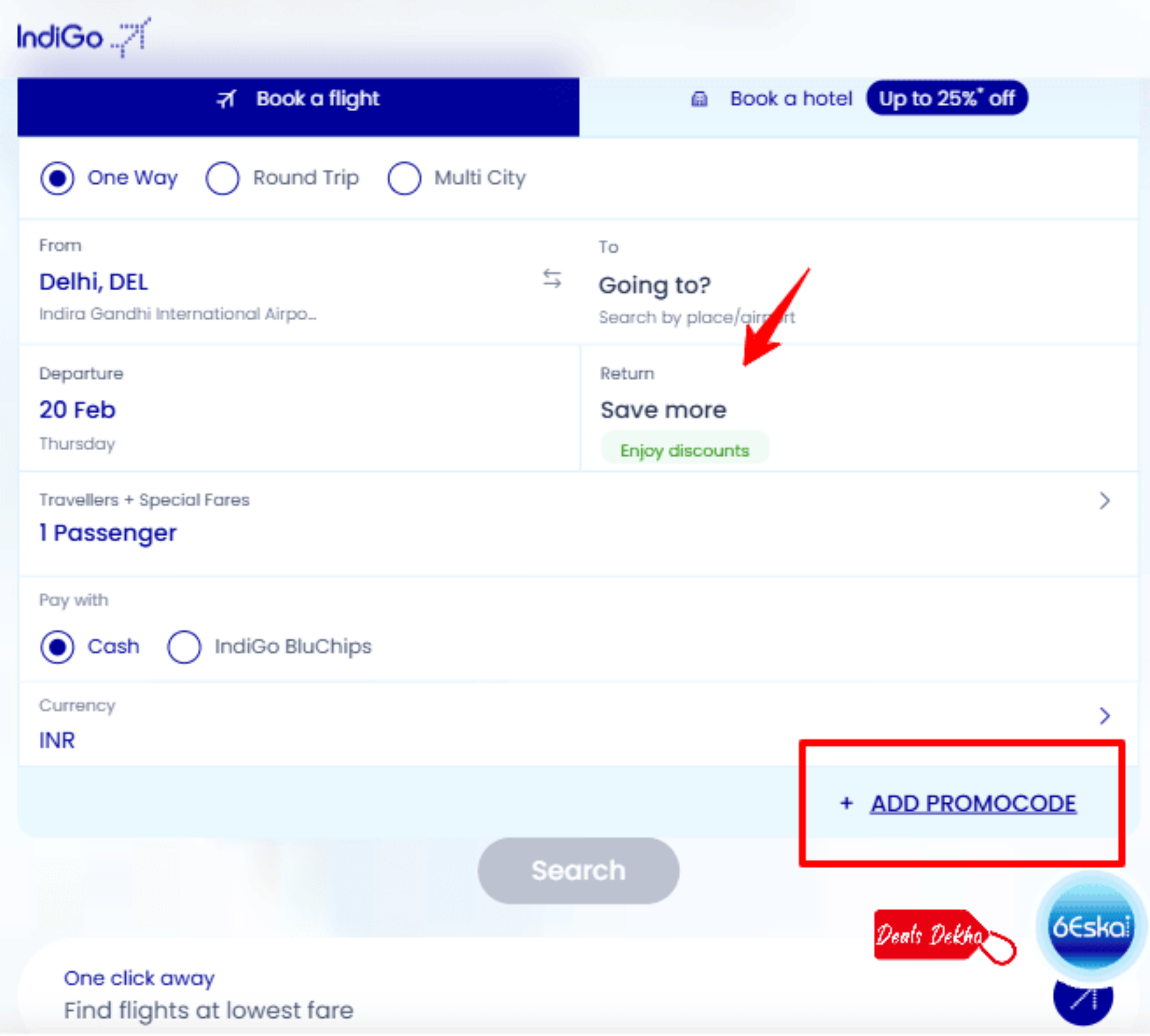 IndiGo Coupon Codes (Dec 2025) Avail upto 60% OFF