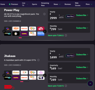 OTT Play Coupon Code (Oct 2025) Avail upto 65% OFF