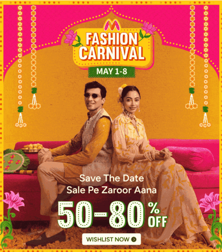 Myntra Upcoming Sale 2025 (July) 95% OFF Deals with Dates & Offers