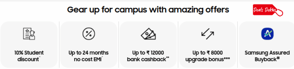 Samsung Student Discount India 2025 (Oct) 50% OFF Deals